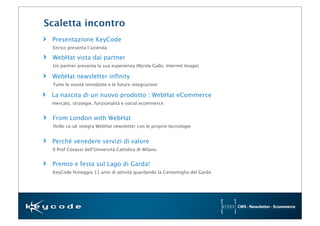 Presentazione azienda KeyCode - KeyCode Meeting 2012 - Enrico del Sordo | PDF | Technology ...