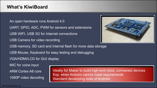 KiwiBoard: Open Hardware with Android | PPT