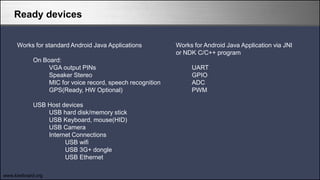 KiwiBoard: Open Hardware with Android | PPT