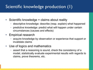Tools and Methodology for Research: Knowledge Production | PDF