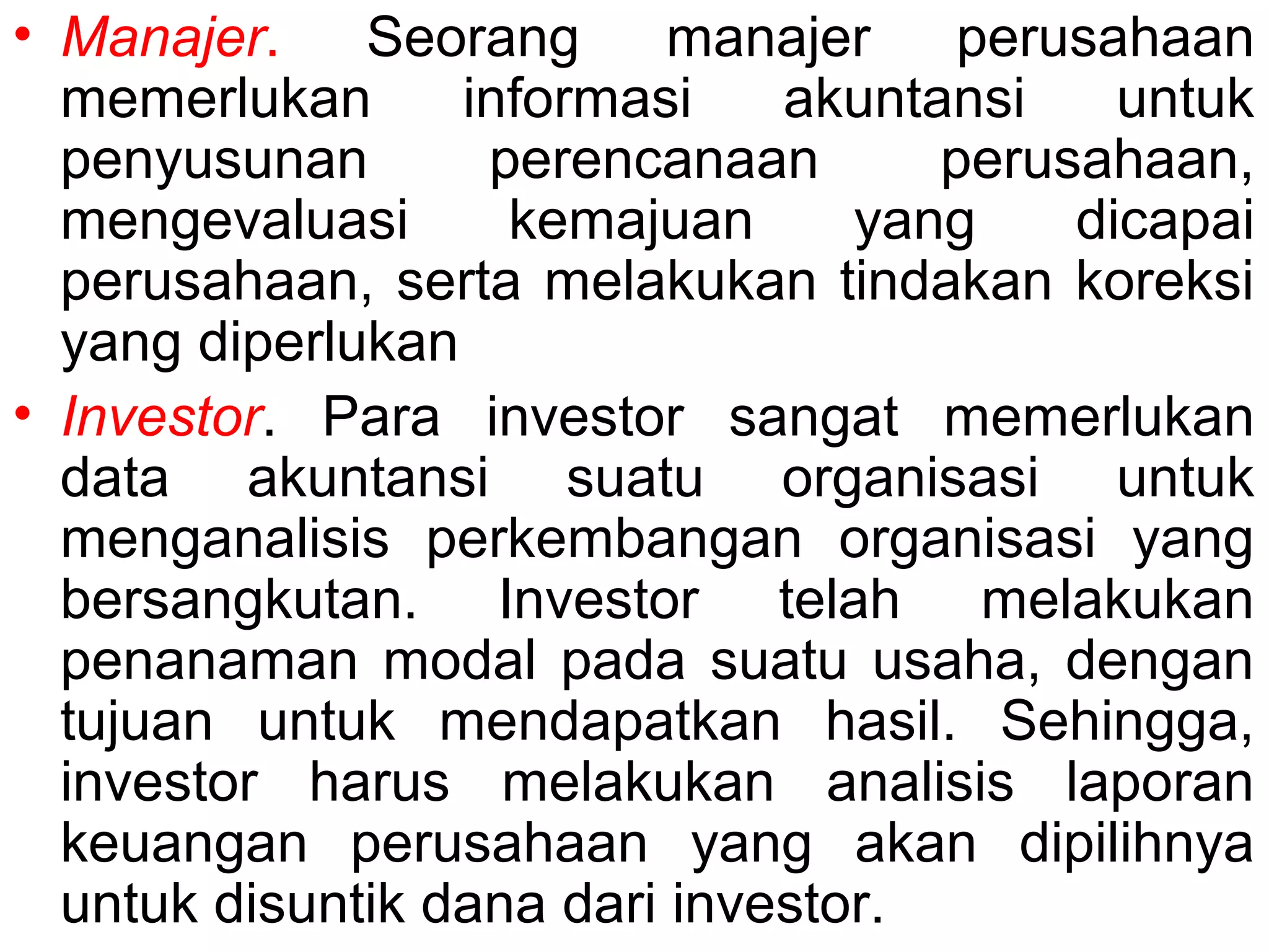 Konsep dasar akuntansi | PPT