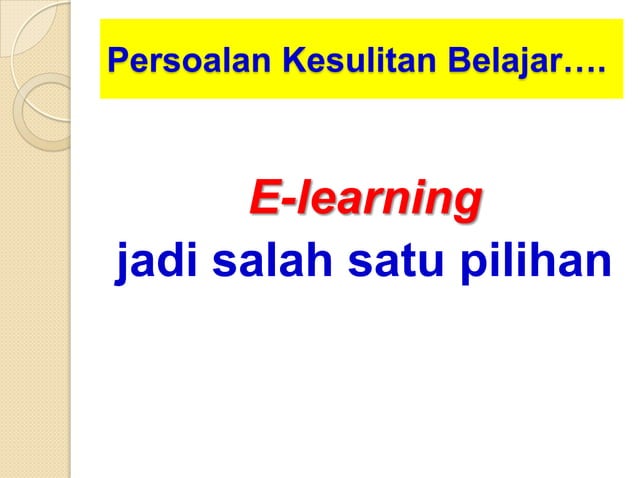 1 konsep dasar e-learning | PPTX