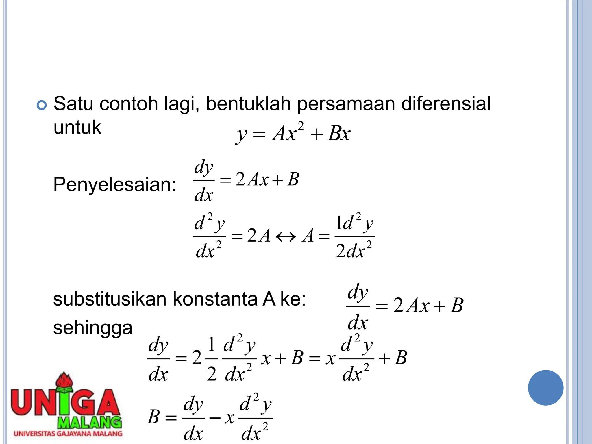 1 - Konsep Dasar Persamaan Diferensial - MatTek I.pptx
