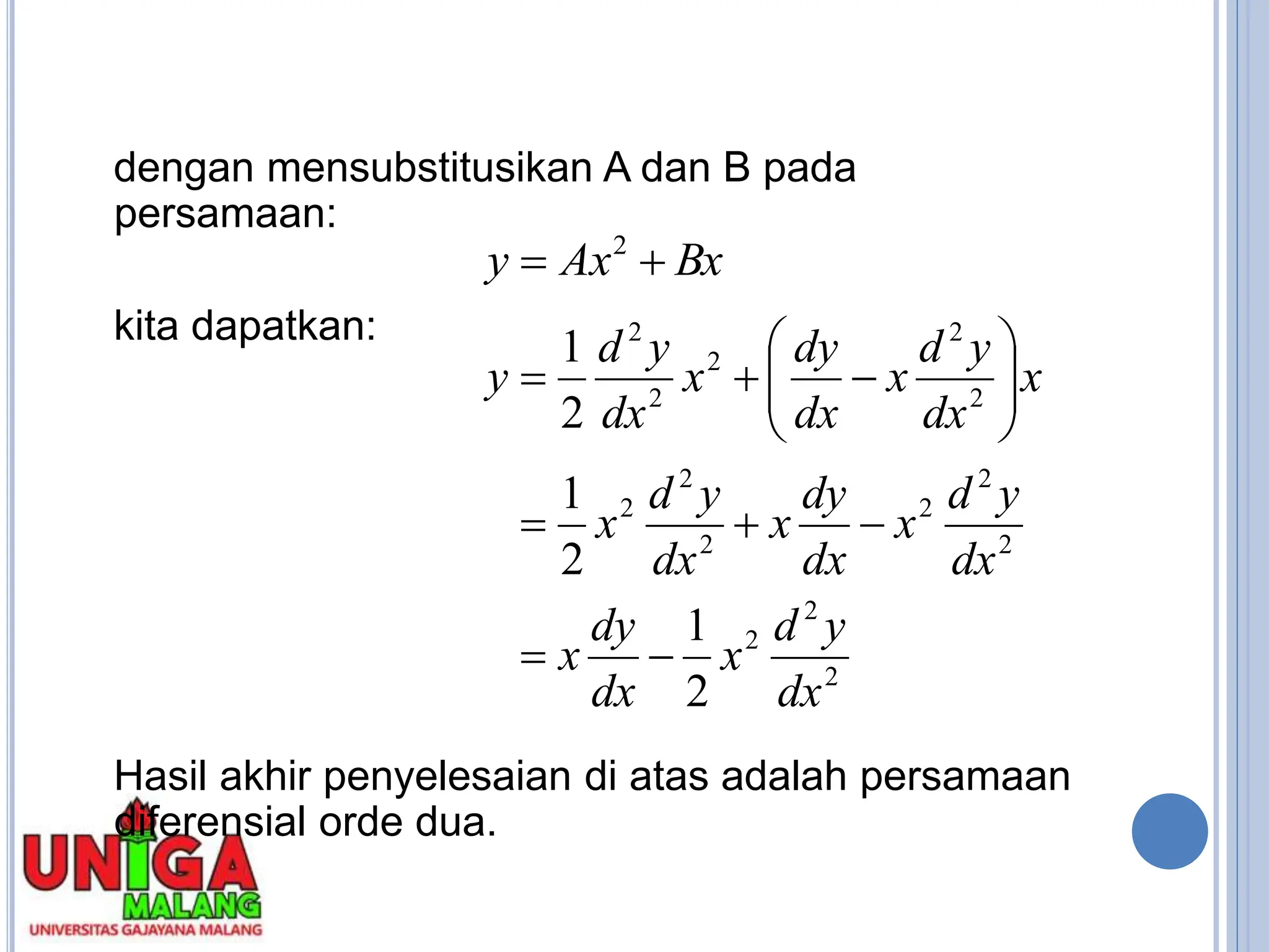 1 - Konsep Dasar Persamaan Diferensial - MatTek I.pptx