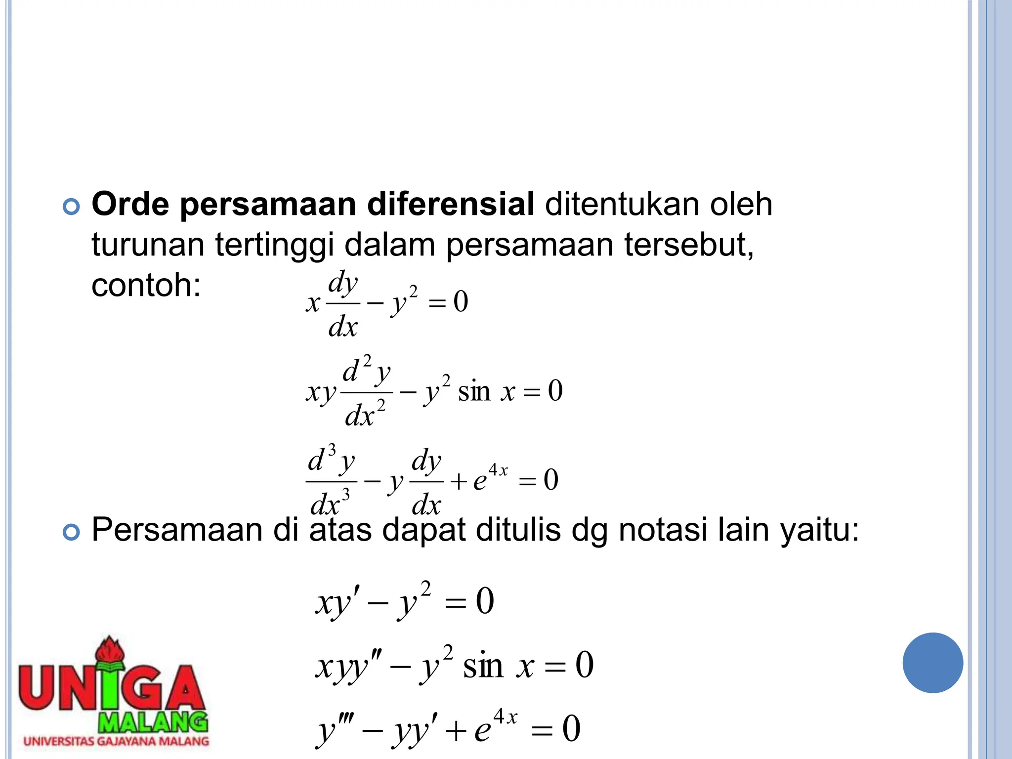 1 - Konsep Dasar Persamaan Diferensial - MatTek I.pptx
