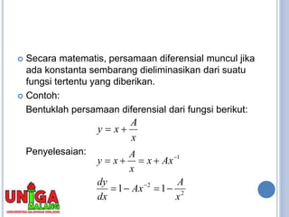 1 - Konsep Dasar Persamaan Diferensial - MatTek I.pptx