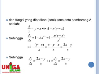 1 - Konsep Dasar Persamaan Diferensial - MatTek I.pptx