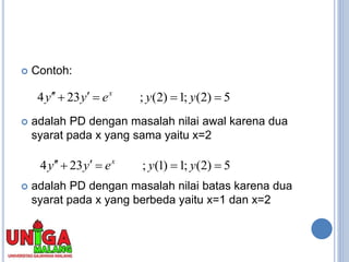 1 - Konsep Dasar Persamaan Diferensial - MatTek I.pptx