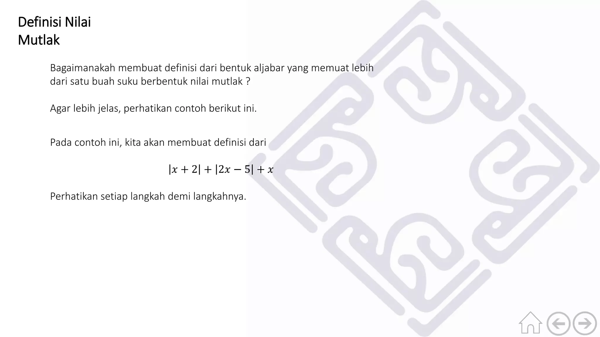 Konsep Nilai Mutlak | PDF