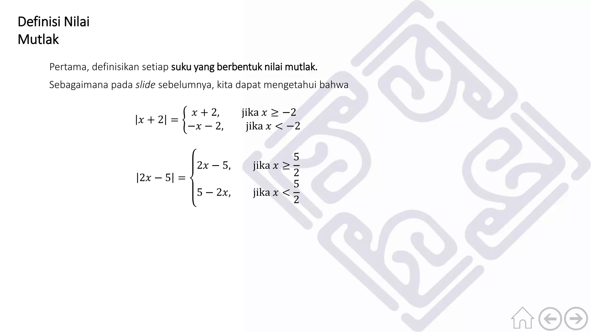 Konsep Nilai Mutlak | PDF