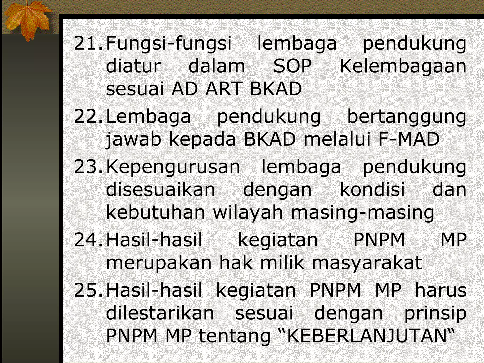 Konsepsi BKAD dlm PNPM-MPd | PPT