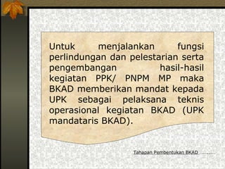 Konsepsi BKAD dlm PNPM-MPd | PPT