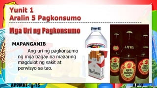 1 - Konsepto ng pagkonsumo.pptx