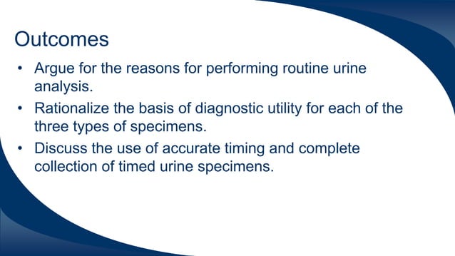 Introduction to Urinalysis.pptx | Medical Tests | Medical Health