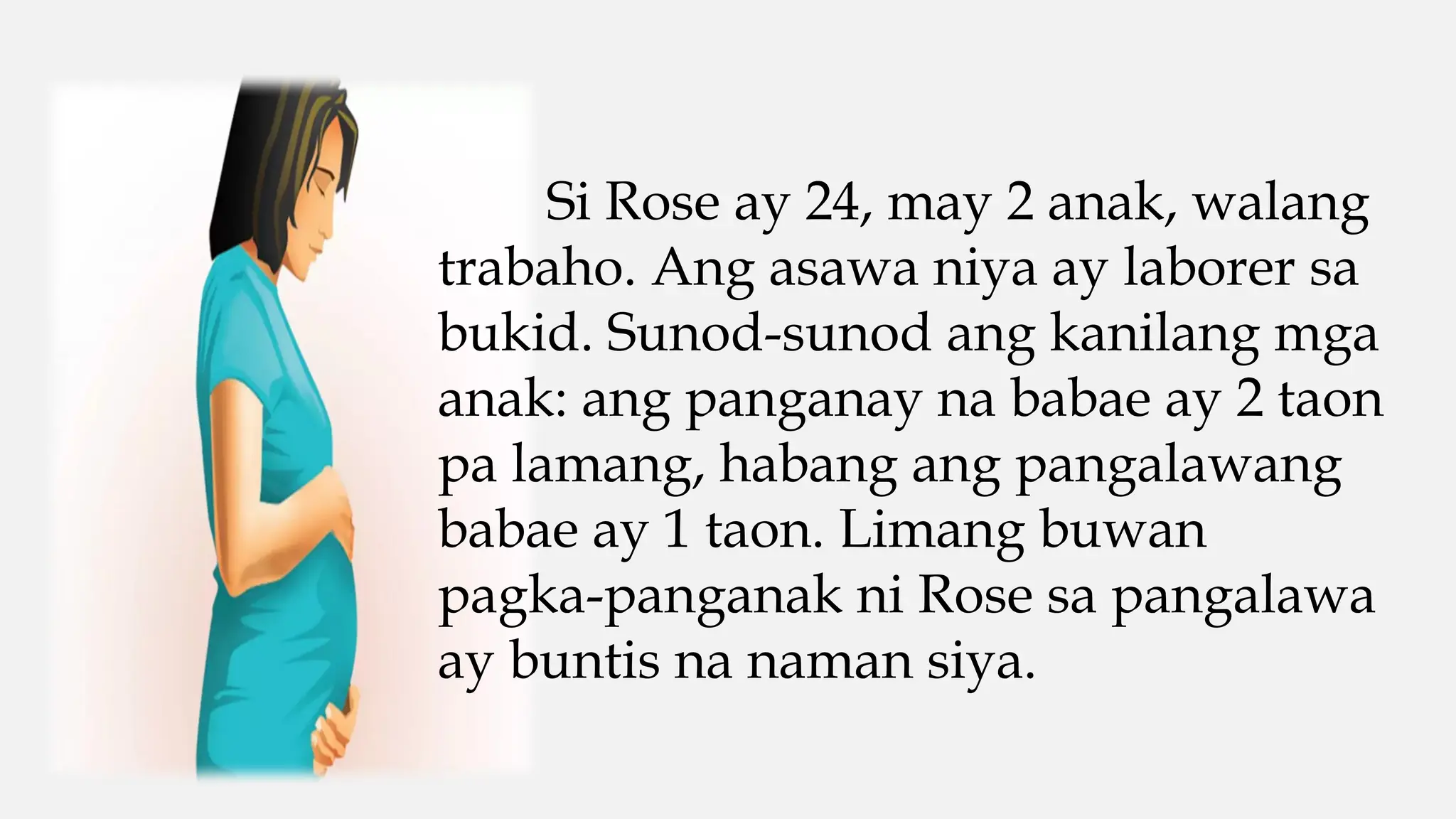 1-ANG KWENTO NI ROSE gabay sa ligtas na pagbubuntis.pptx