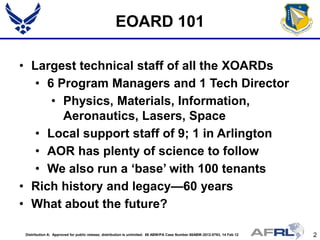 Gresham - European Office of Aerospace Research and Development (EOARD ...