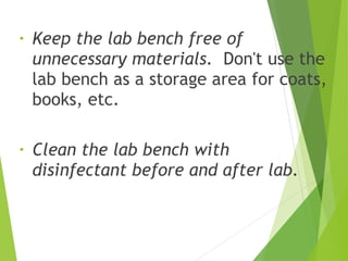 1-lab safety.pdf | Infectious Diseases | Diseases and Conditions