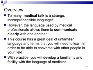 1 language of medicine | PPT