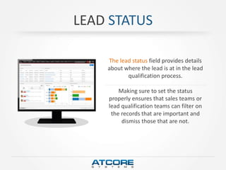 Lead Management in SugarCRM Series: Lead Statuses | PPT