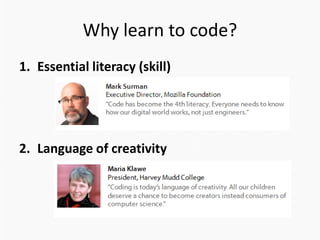 StartupCamp Bratislava #28 - Learn2Code | PPT