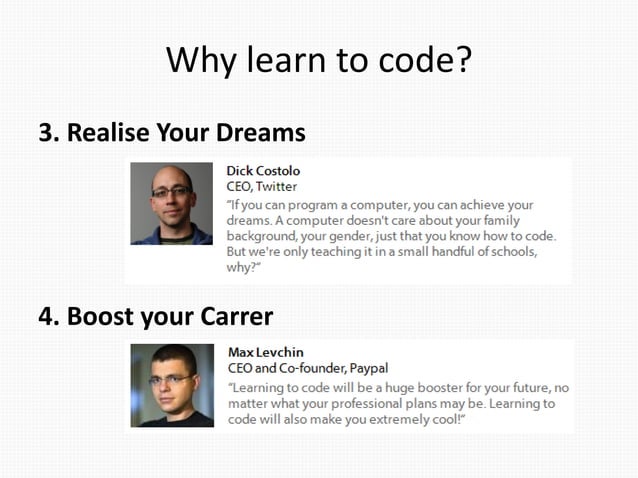 StartupCamp Bratislava #28 - Learn2Code | PPT
