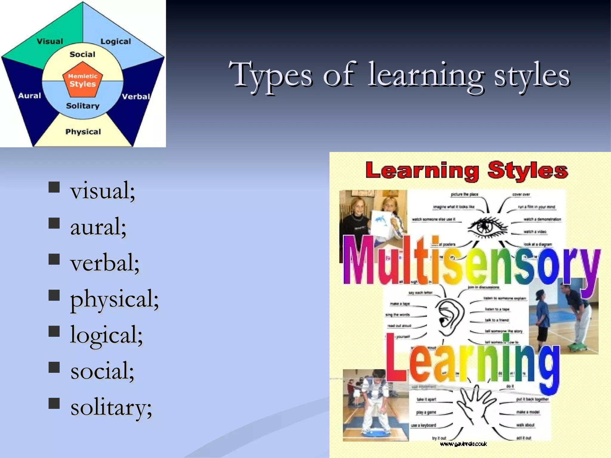 learning styles | PPT