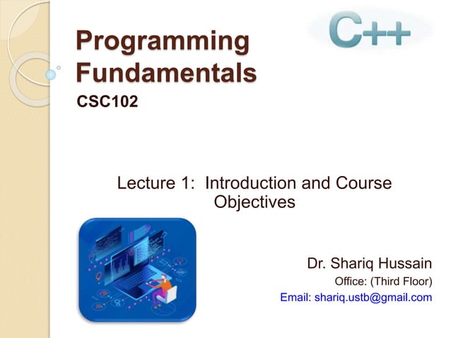 1-Lec - Introduction and Course Objectives.ppt