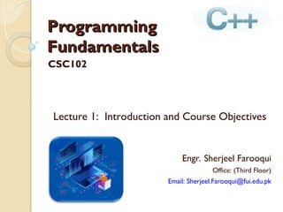 1-Lec 0 - Introduction and Course Objectives.ppt