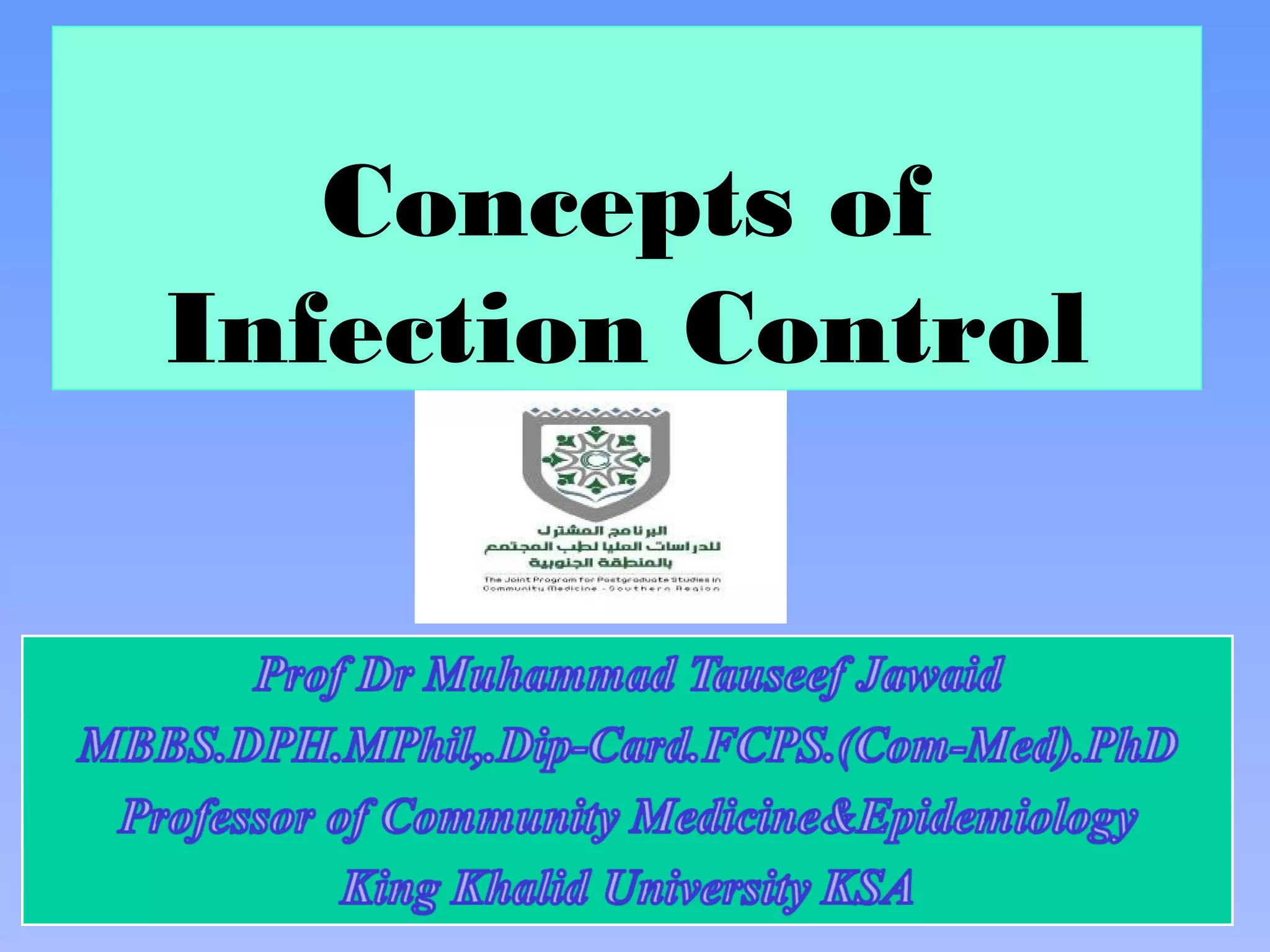 Infection control program Concept | PPT