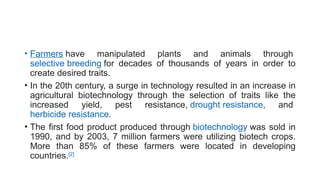 1-Lecture 1-2-3- Biotech, history, Genes and Agrobiotechnology.pptx