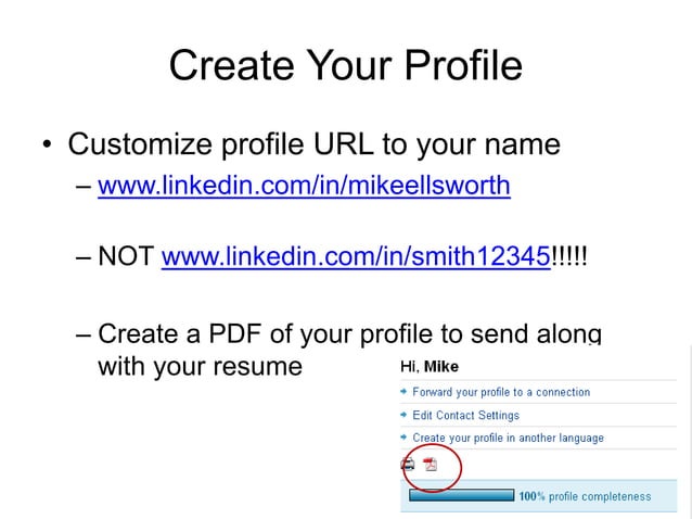 LinkedIn Basic Training | PPT