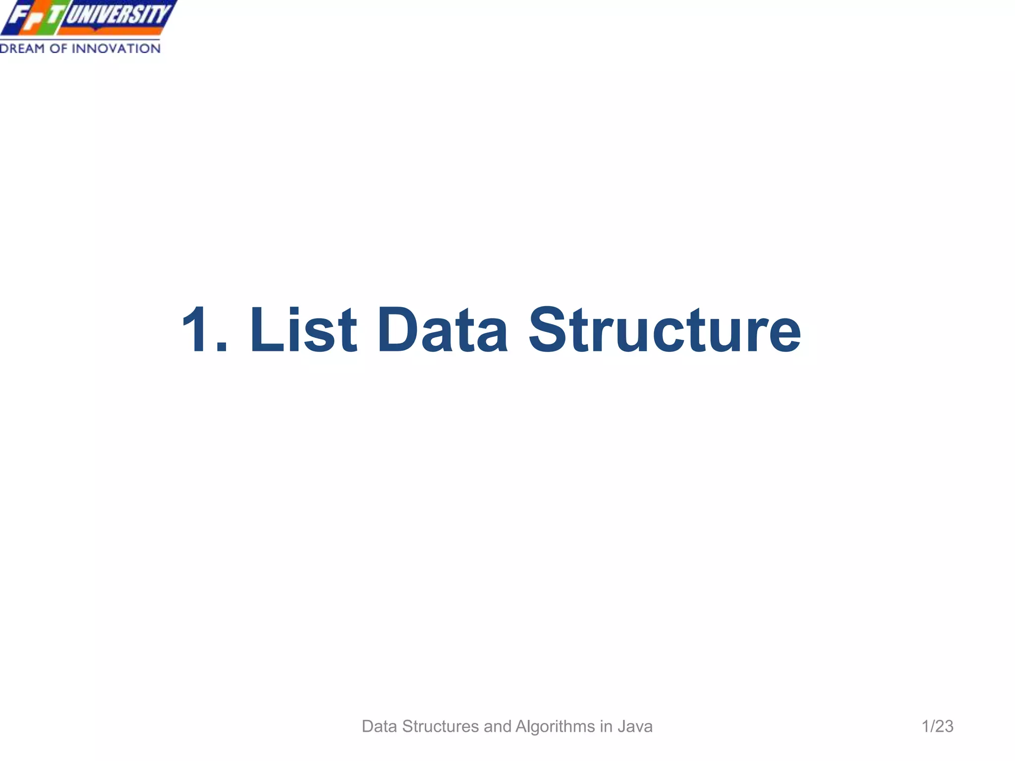 1 list datastructures | PPT