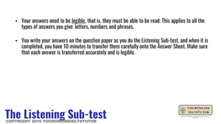 IELTS Listening | PPTX