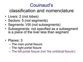 Liver anatomy and terminology, in brief, 2018, by R. Lunevicius | PPT