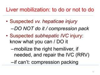 Liver trauma: operative management, 2018, by R. Lunevicius | PDF