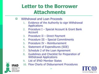 Loan Agreement: Letter to the Borrower | PPT | Government Support and Welfare | Financial Assistance