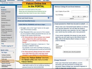 How to Login to Falcon Online | PDF