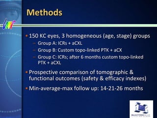 Dr. Lovisolo "The Triple Procedure: ICR + tomo-linked PTK + CXL" | PPT