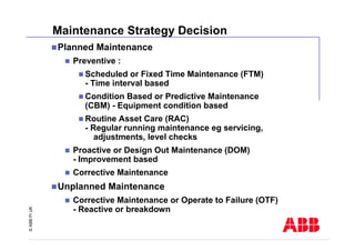 1 maintenance-strategystrategy | PDF