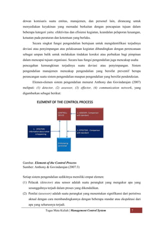Management Control System (Sistem Pengendalian Manajemen) di SMK Negeri ...