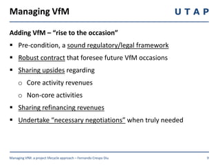 Managing VfM: a project lifecycle approach - Fernando Crespo Diu ...