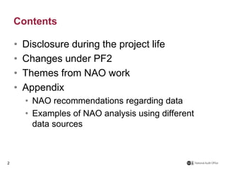 PPP disclosure - A view from the UK audit office - Daniel Fairhead ...