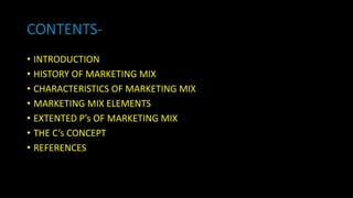 1 marketing mix | PPT