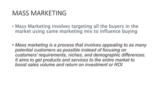 1 - MASS MARKETING .pptx