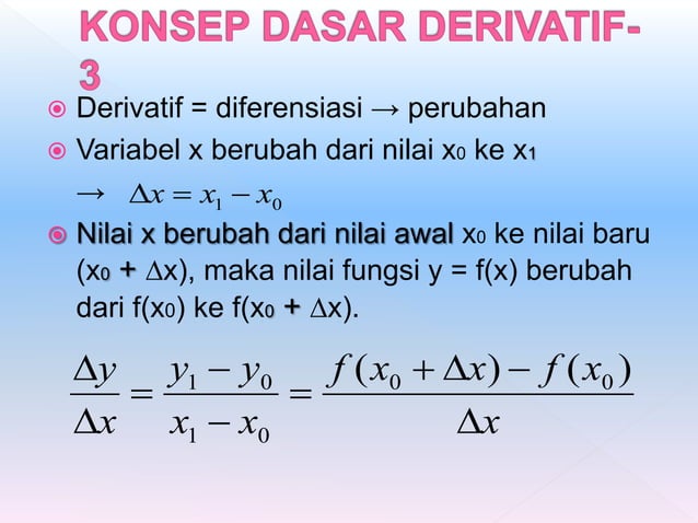 1-MATEMATIKA EKONOMI - derivatif 29apr12.pptx