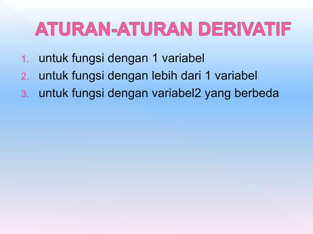 1-MATEMATIKA EKONOMI - derivatif 29apr12.pptx