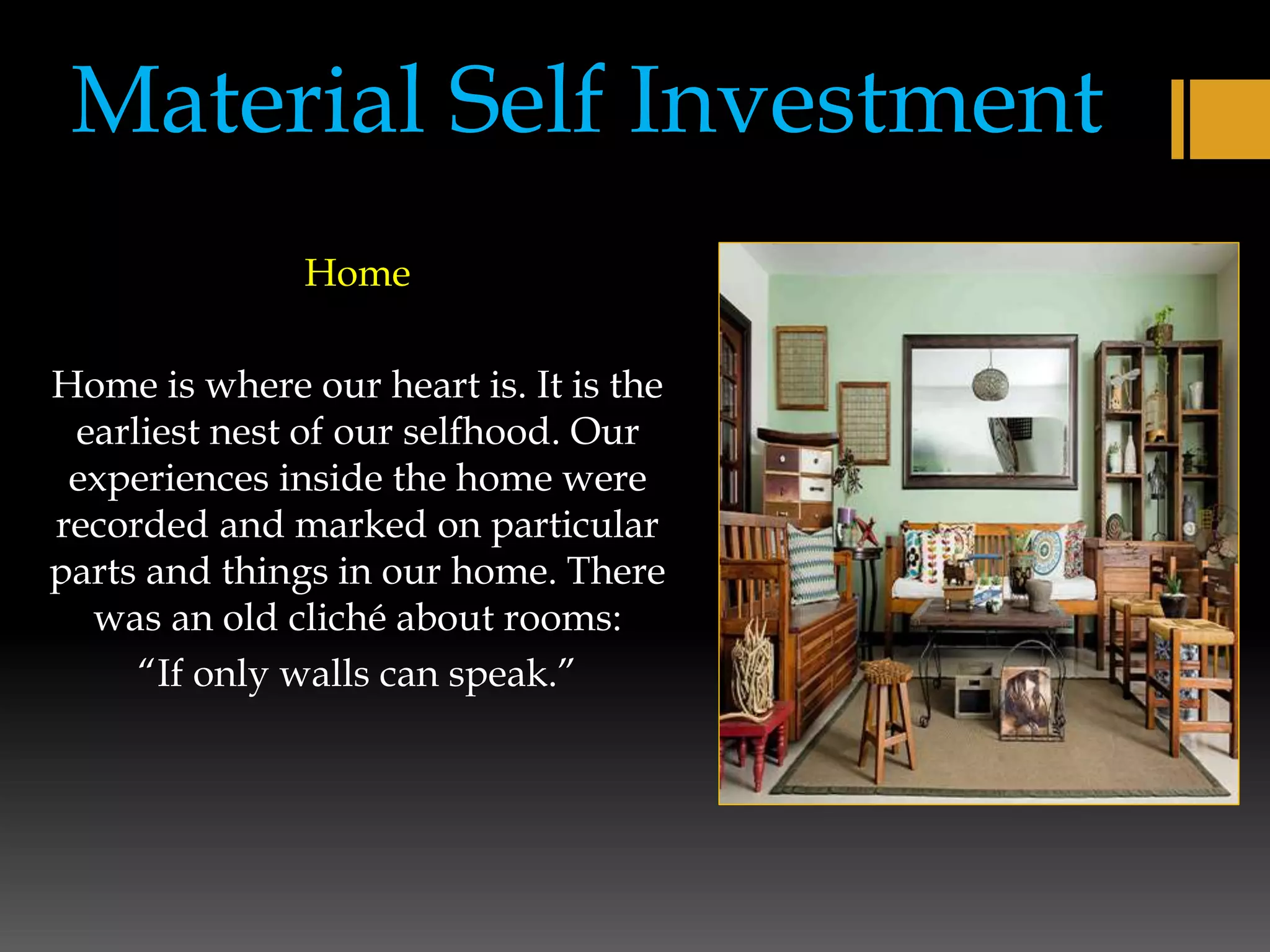 Material Self by William James | PPTX