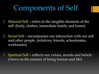 Material Self by William James | PPTX