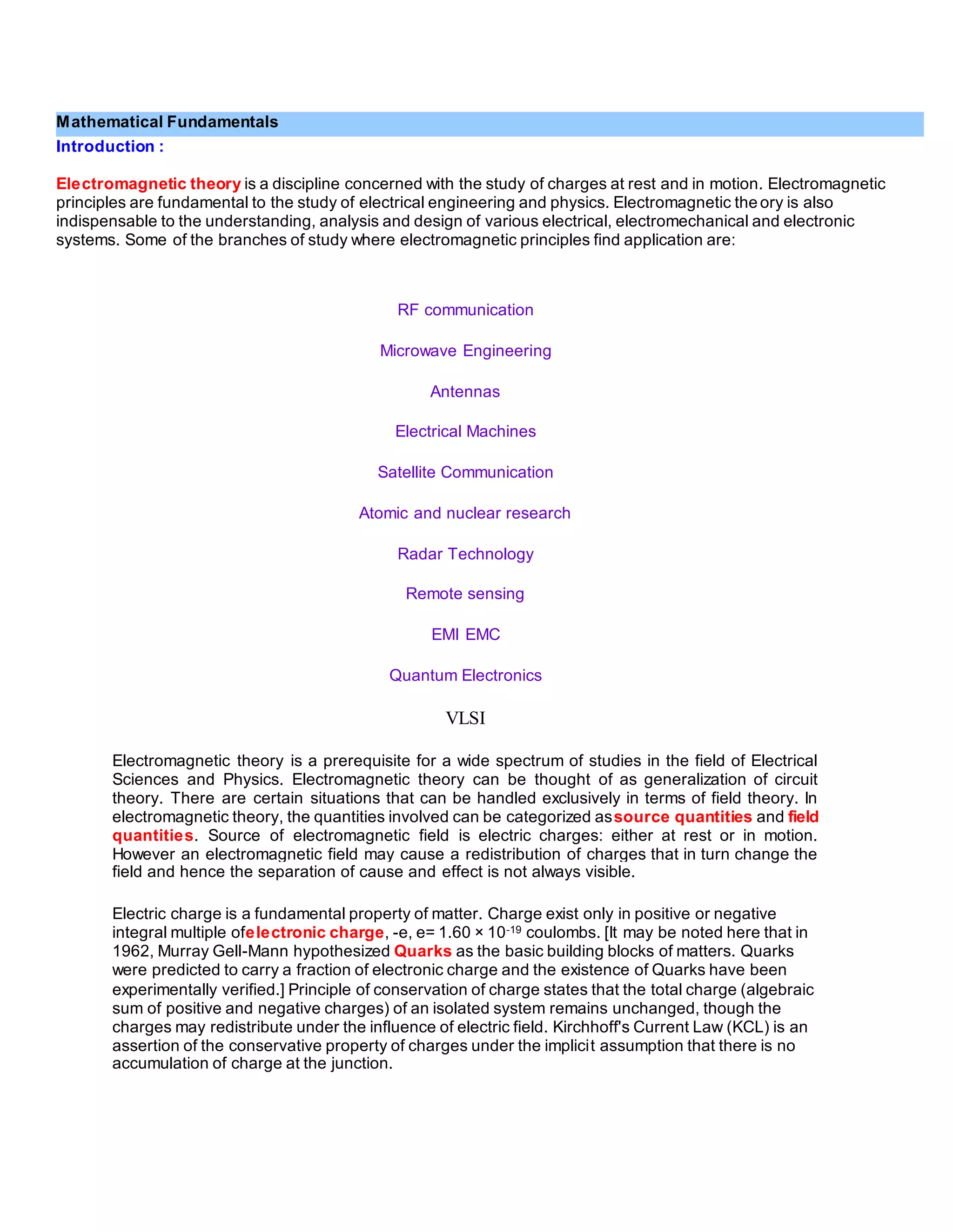 1. mathematical fundamentals | PDF