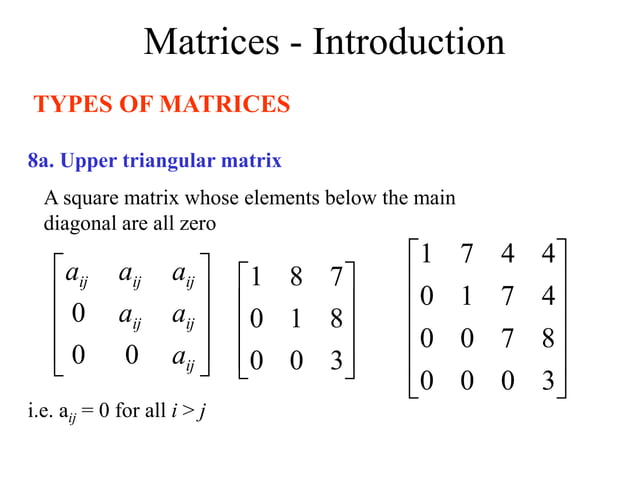 Matrices ,Basics, Determinant, Inverse, EigenValues, Linear Equations ...